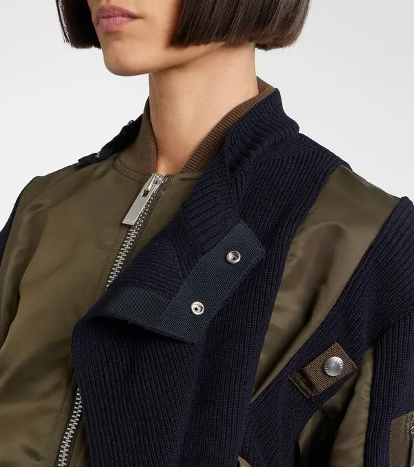 Sacai Paneled Blouson Jacket