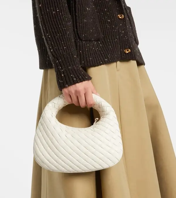 Bottega Veneta Leather Top-handle Bag - White
