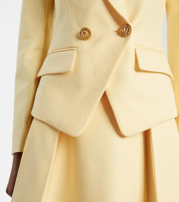 Balmain Double-breasted Blazer - Yellow