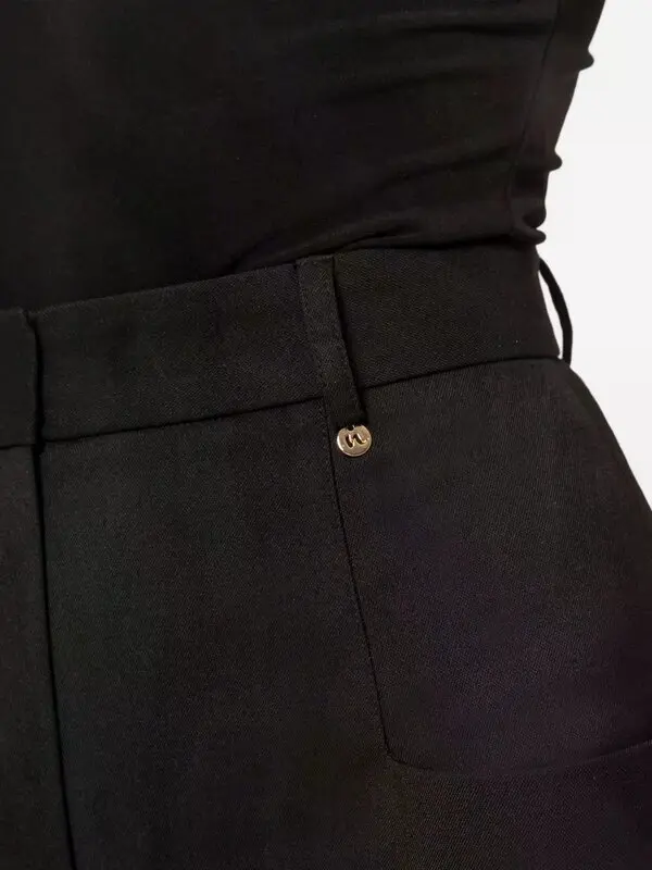 NISSA High-rise Wide-leg Palazzo Trousers