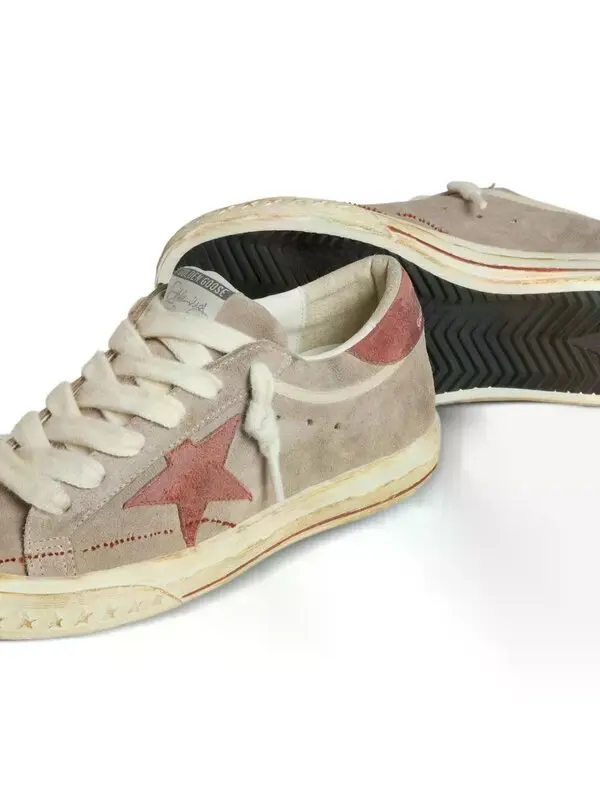 GOLDEN GOOSE Super-star Distressed Suede Sneakers