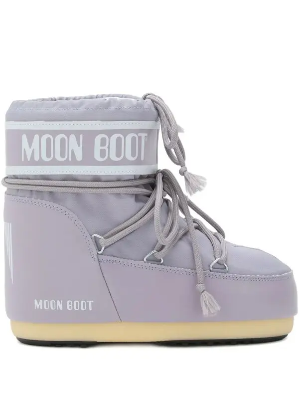 Moon Boot Icon" Low Nylon Boot - Pink