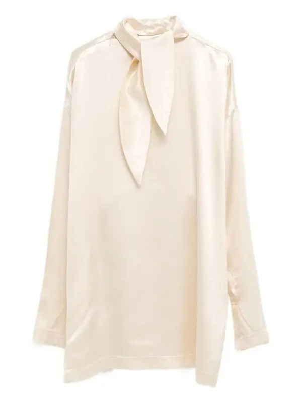 Phoebe Philo Liquid Knot Collar Top