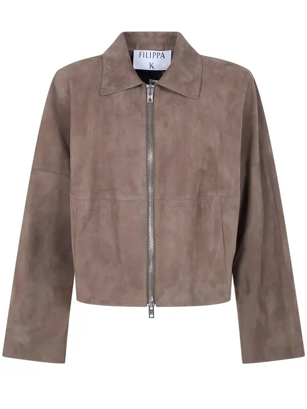 Filippa K Suede Jacket - Green