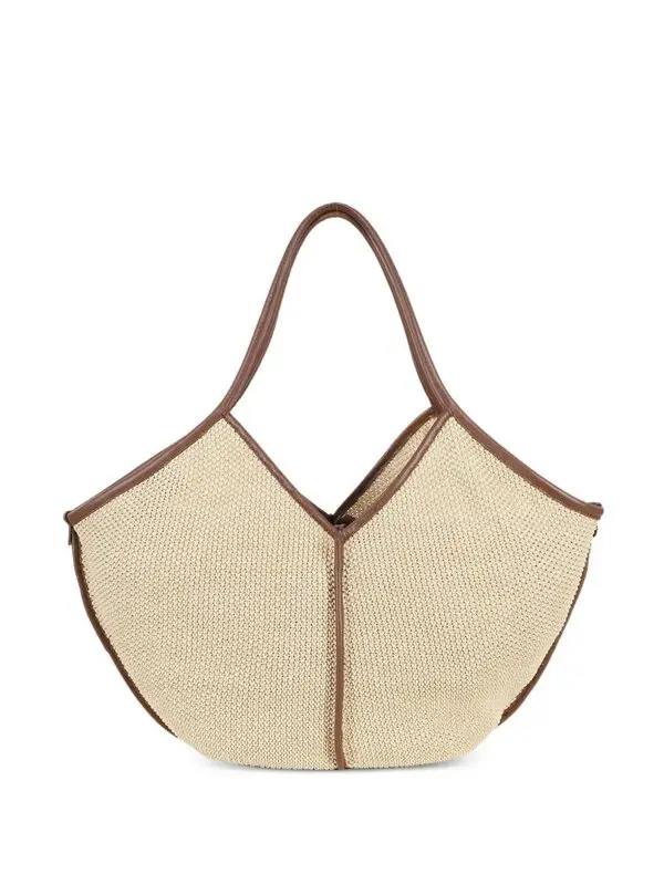 Hereu Calella' Soft Raffia Bag - Beige