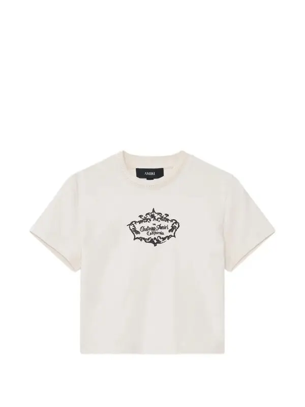 Amiri Chateau Crest Baby" Tee