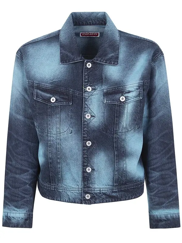Kenzo Oversized Trucker Jacket - Blue