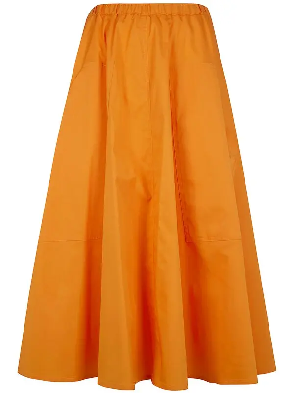 DRHOPE Midi Skirt - Yellow