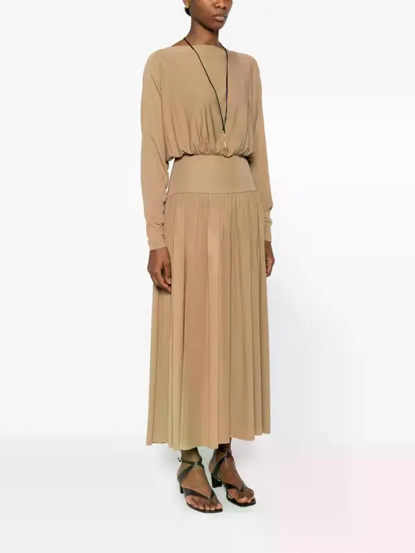 TOTEME Boat-neck Dress - Neutrals