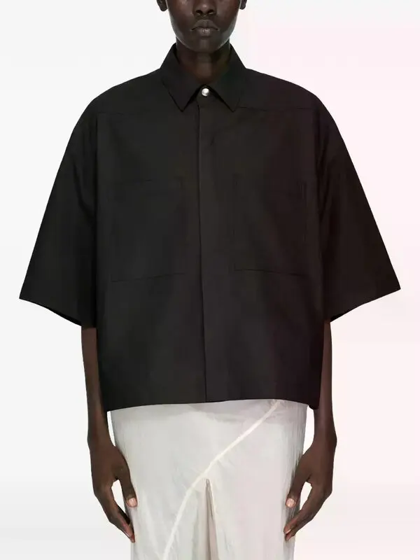 Rick Owens Pocketed Short-sleeves Shirt