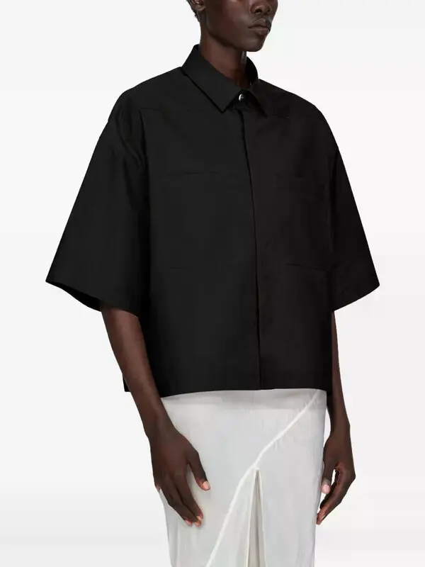 Rick Owens Pocketed Short-sleeves Shirt