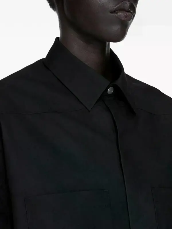 Rick Owens Pocketed Short-sleeves Shirt