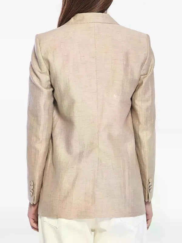 Tagliatore Peak-lapel Single-breasted Blazer - Neutrals