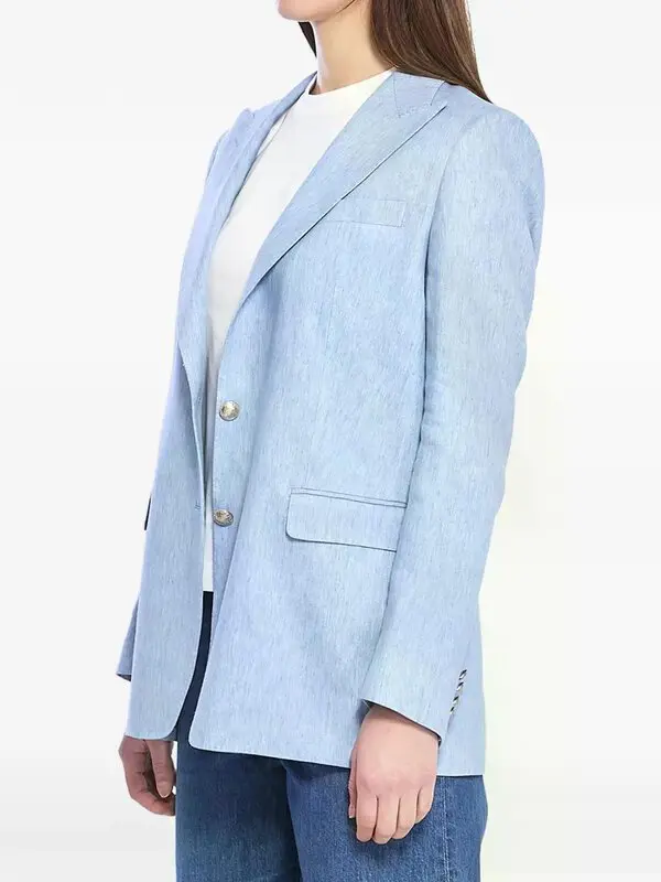 Tagliatore Single-breasted Blazer - Blue