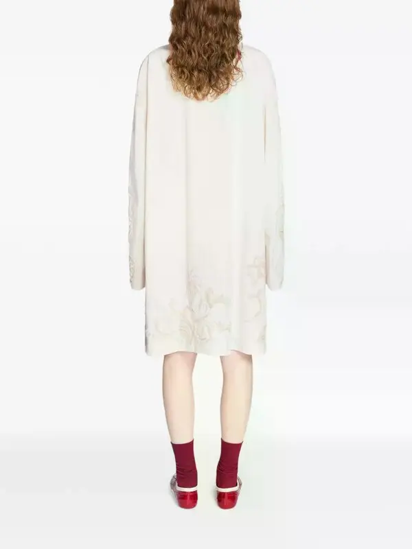 Dries Van Noten Floral Embroidered Coat