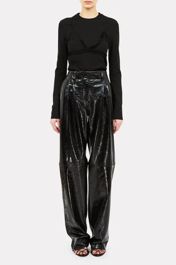 Ulla Johnson Keiran Leather Pants - Noir