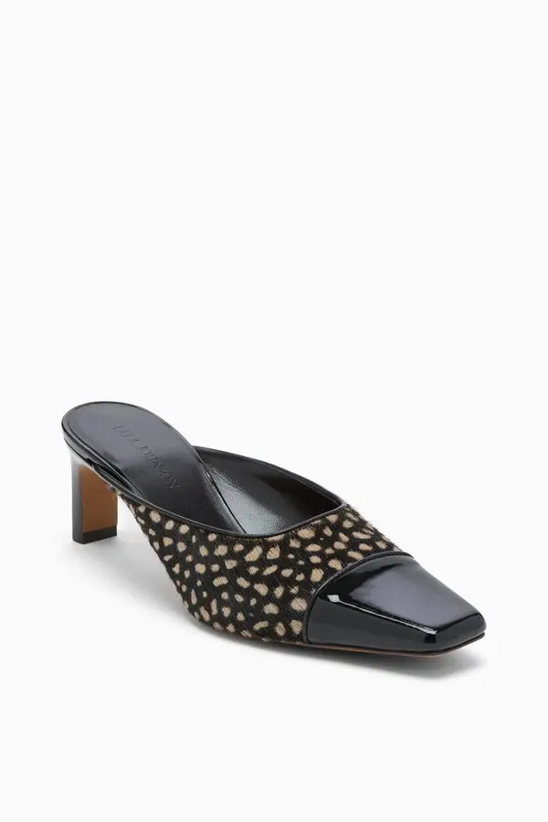 Ulla Johnson Mix Media Mid-heel Mules