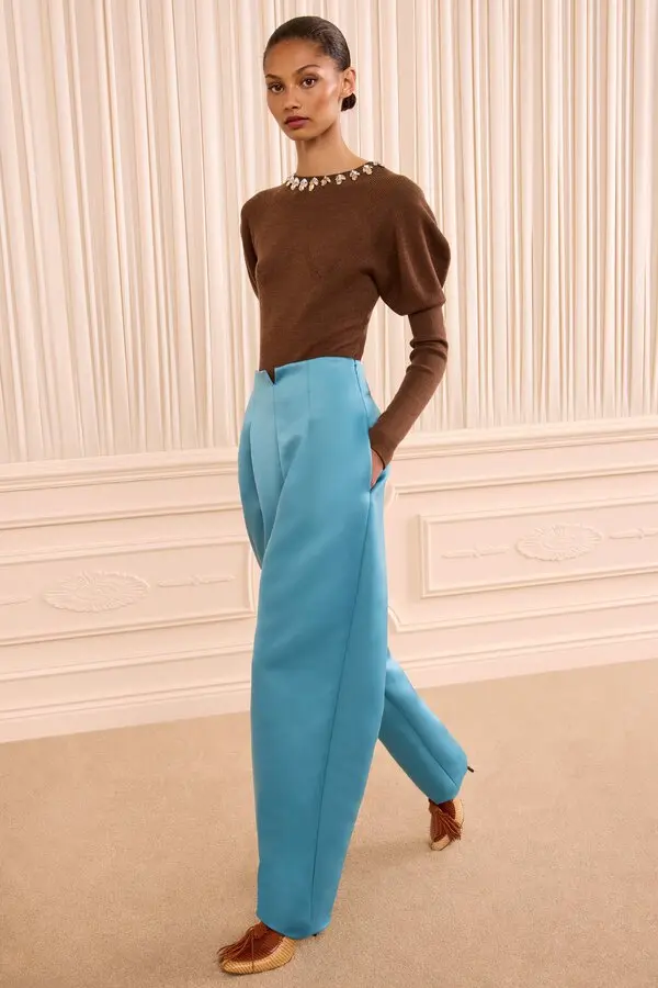 Ulla Johnson Edlyn Satin Pants - Heron