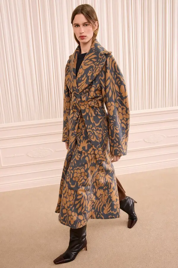 Ulla Johnson Harper Wool Coat - Pewter