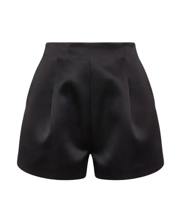 Ulla Johnson Isa Satin Shorts - Noir