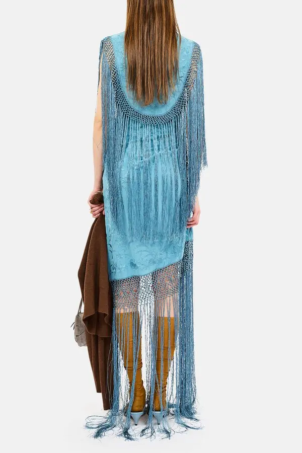 Ulla Johnson Nerine Silk Fringe Dress