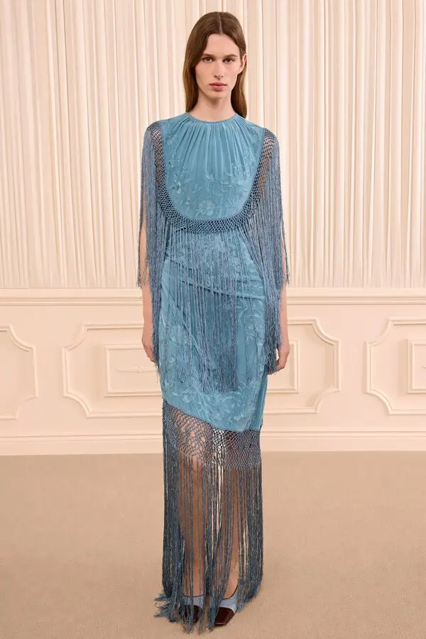 Ulla Johnson Nerine Silk Fringe Dress