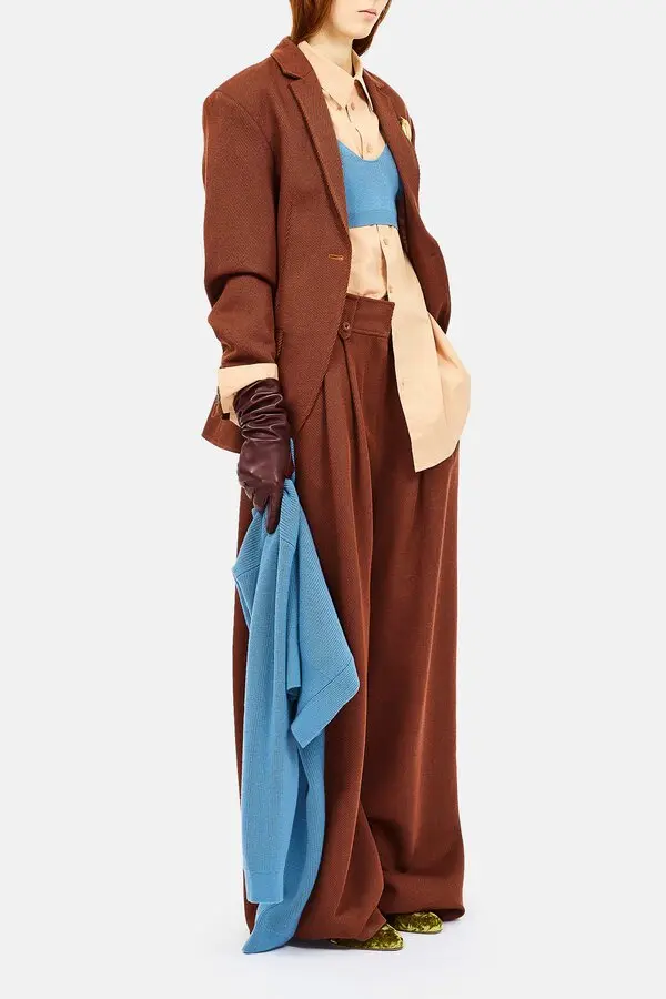 Ulla Johnson Milo Wide Leg Wool Pants