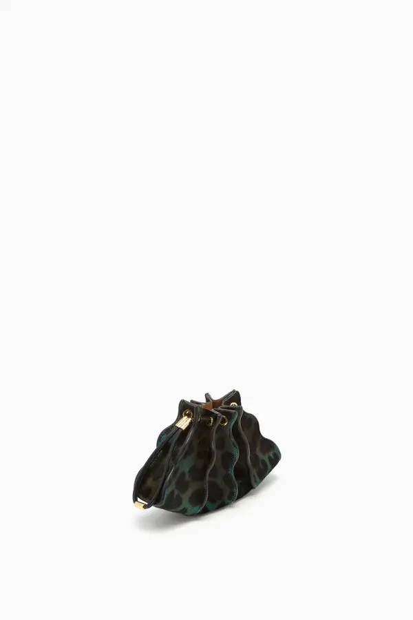 Ulla Johnson Adria Small Crossbody - Emerald Leopard
