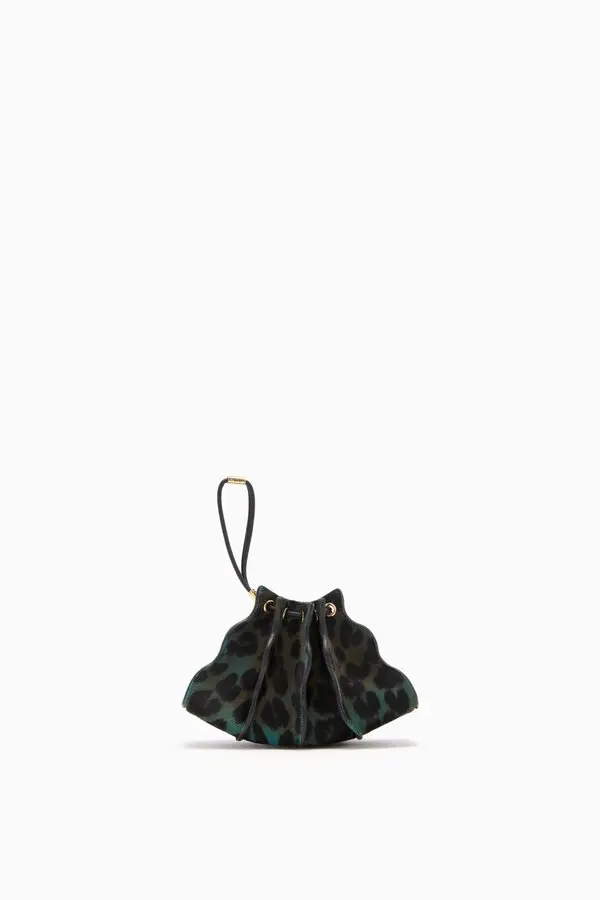 Ulla Johnson Adria Small Crossbody - Emerald Leopard