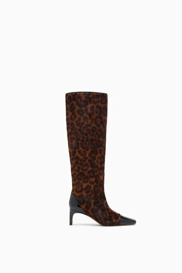 Ulla Johnson Mix Media Mid-heel Boot
