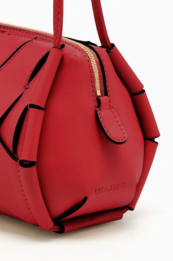 Ulla Johnson Charlotte Camera Bag In Suede - Claret