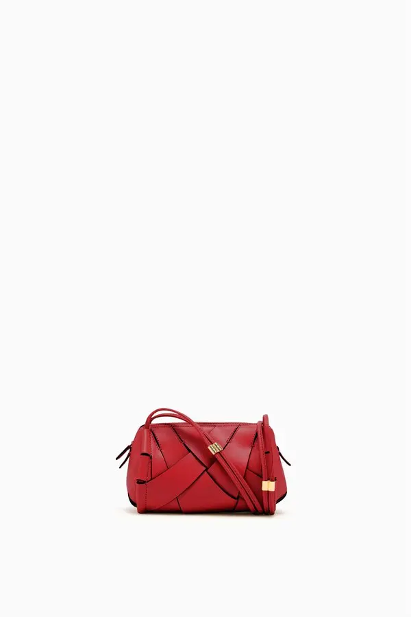 Ulla Johnson Charlotte Camera Bag In Suede - Claret