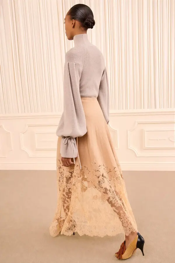 Ulla Johnson Josina Lace Midi Skirt