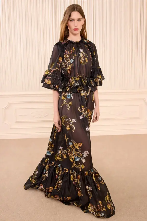 Ulla Johnson Diann Ruffled Silk Gown