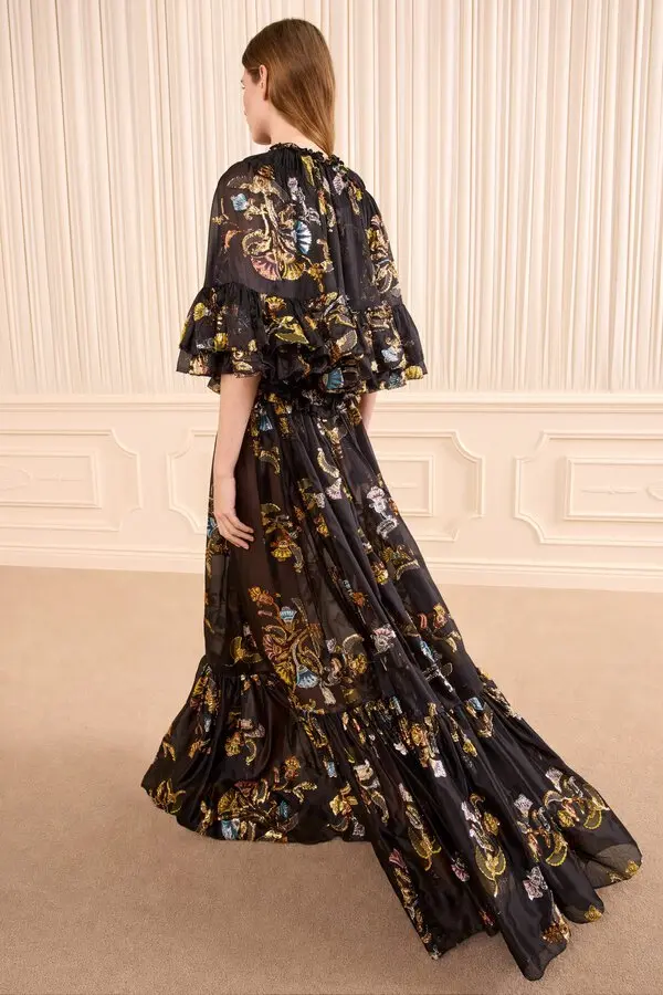 Ulla Johnson Diann Ruffled Silk Gown