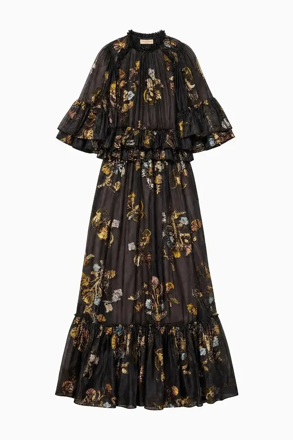 Ulla Johnson Diann Ruffled Silk Gown