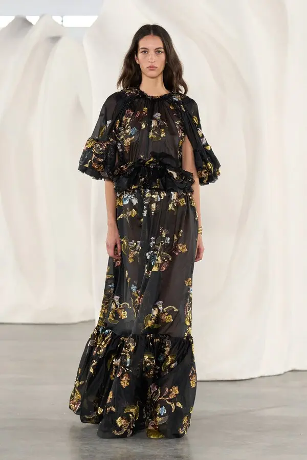 Ulla Johnson Diann Ruffled Silk Gown