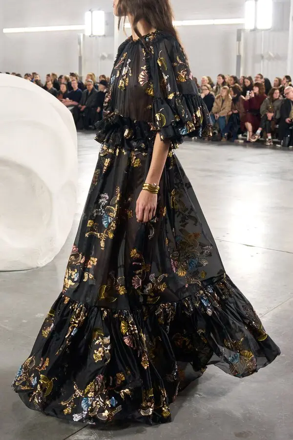 Ulla Johnson Diann Ruffled Silk Gown
