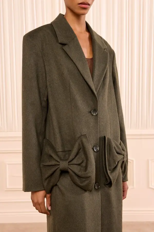 Ulla Johnson Corin Wool Coat With Bows