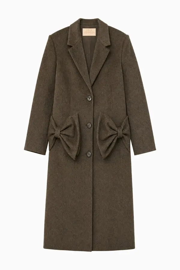 Ulla Johnson Corin Wool Coat With Bows