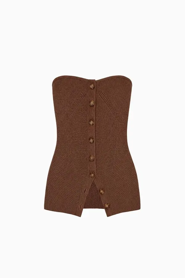 Ulla Johnson Yanni Strapless Knit Top