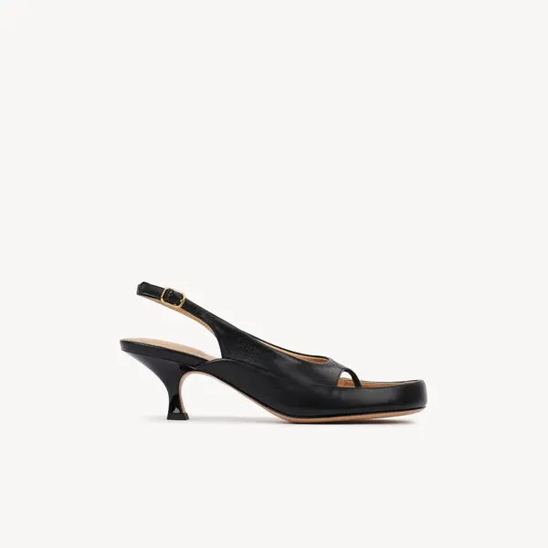 Chloé Junie Heeled Sandal - Black