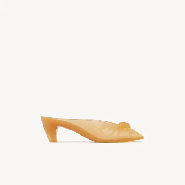 Chloé Jelly Mule - Amber Brown