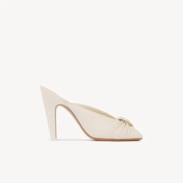 Chloé Suzie Heeled Mule - Soft Ivory
