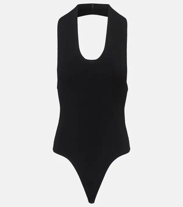 Khaite Toto Halterneck Bodysuit - Black