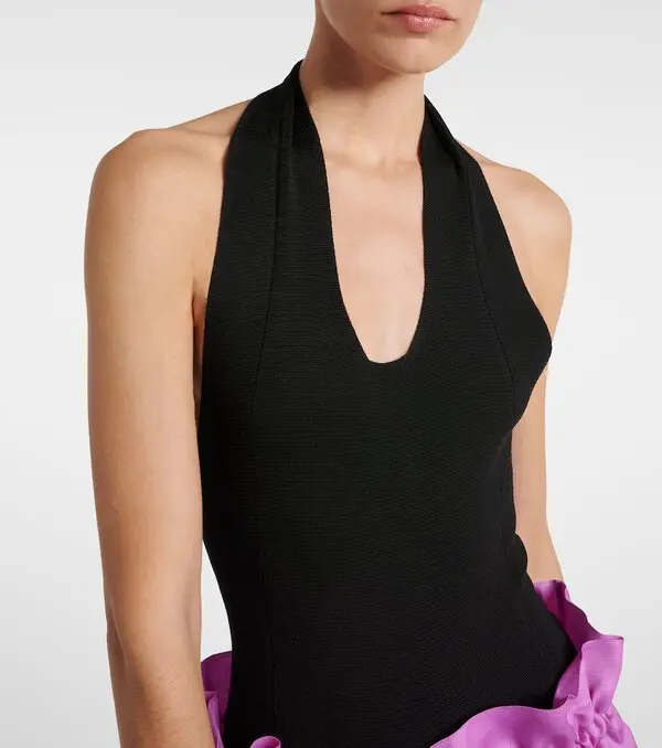 Khaite Halterneck Bodysuit - Black