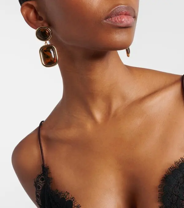 SELF-PORTRAIT Embellished Drop Earrings