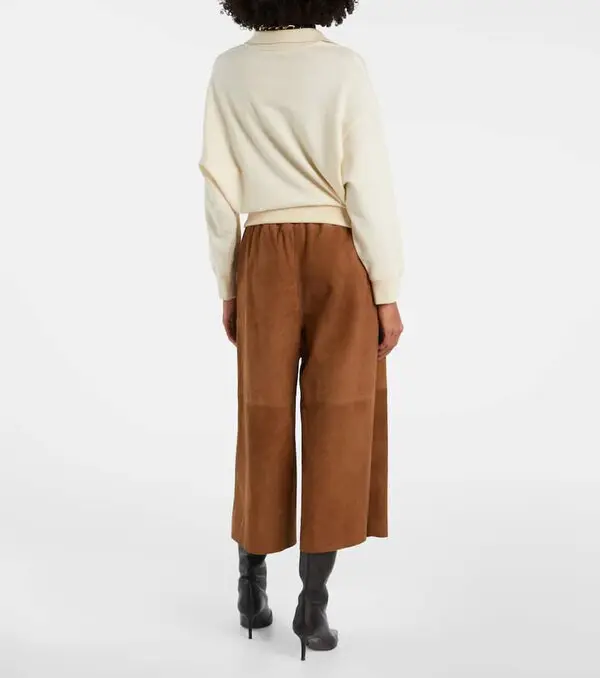 YVES SALOMON Suede Culottes