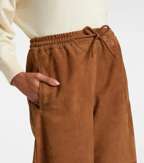 YVES SALOMON Suede Culottes
