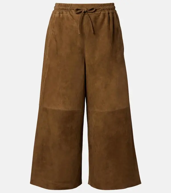 YVES SALOMON Suede Culottes